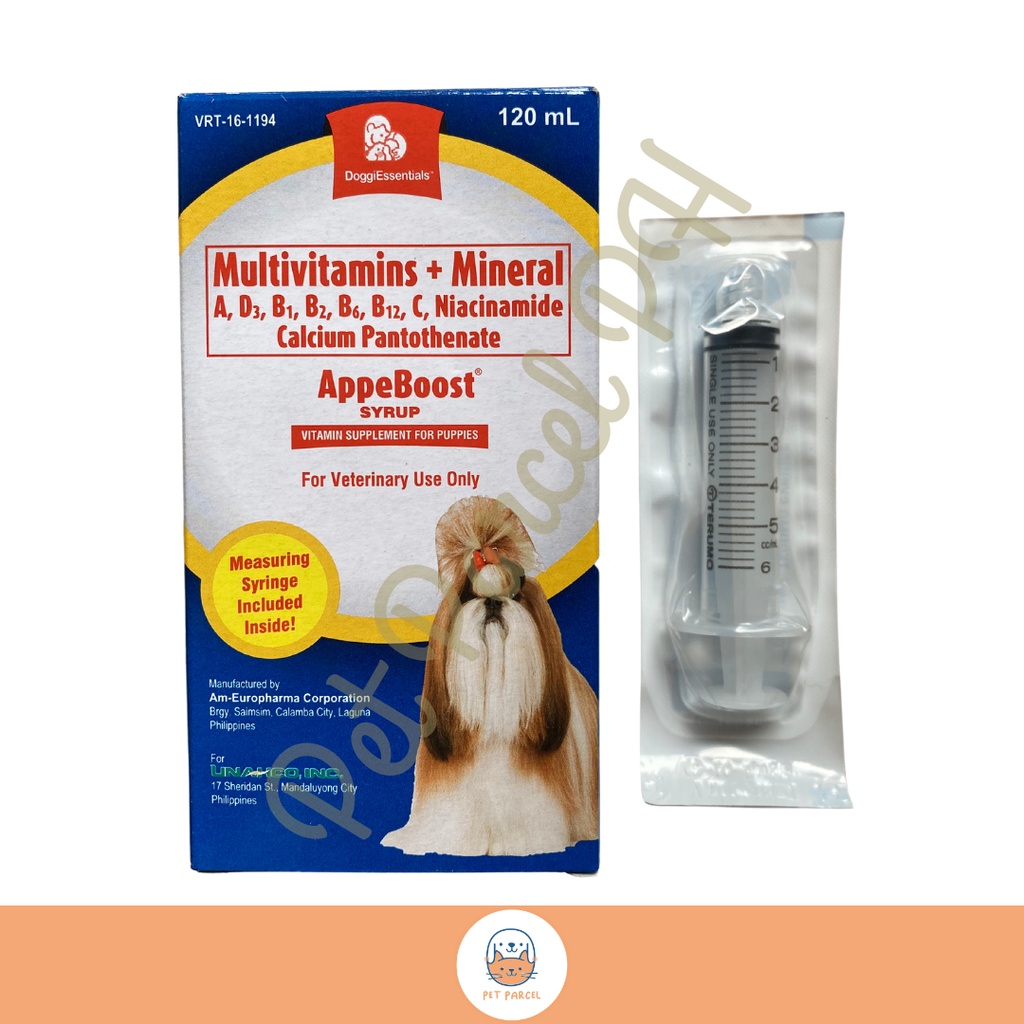 AppeBoost Syrup Vitamin Supplement for Puppies 60 & 120ml | Lazada PH