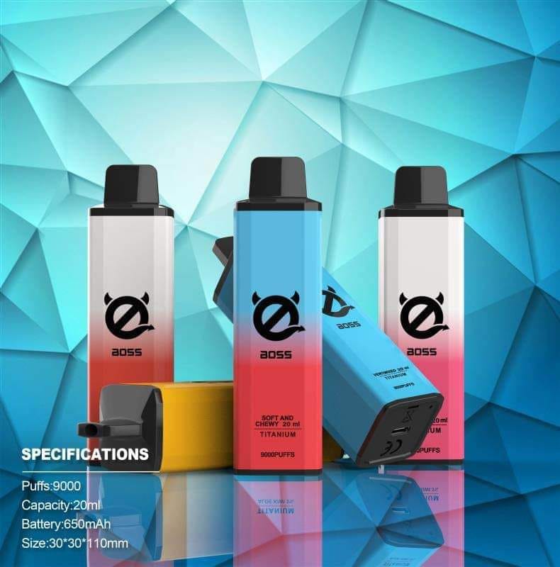 Boss Titanium 9000 Puffs Disposable Pod Up to 9k puffs Dispo | Lazada PH
