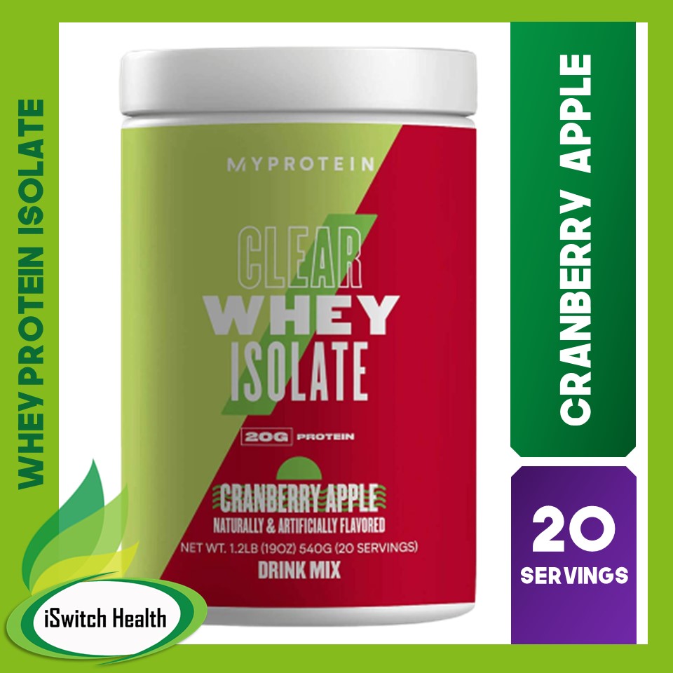 MyProtein Clear Whey Isolate - 20 Servings | Pure Isolate | Whey ...