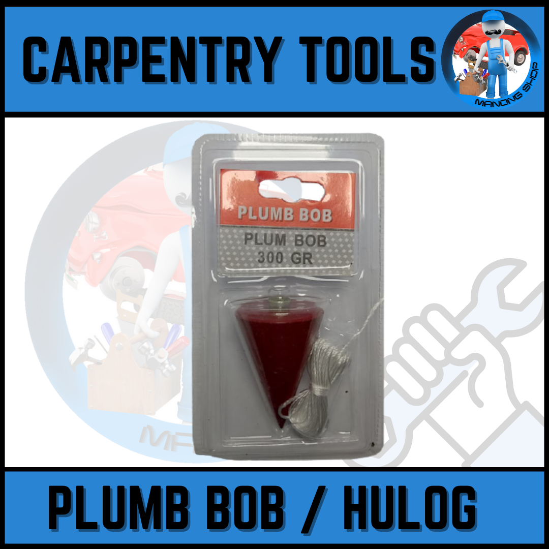 Manong Shop Plumb Bob 300G Red Comes With Nylon String Hulog Carpenters ...