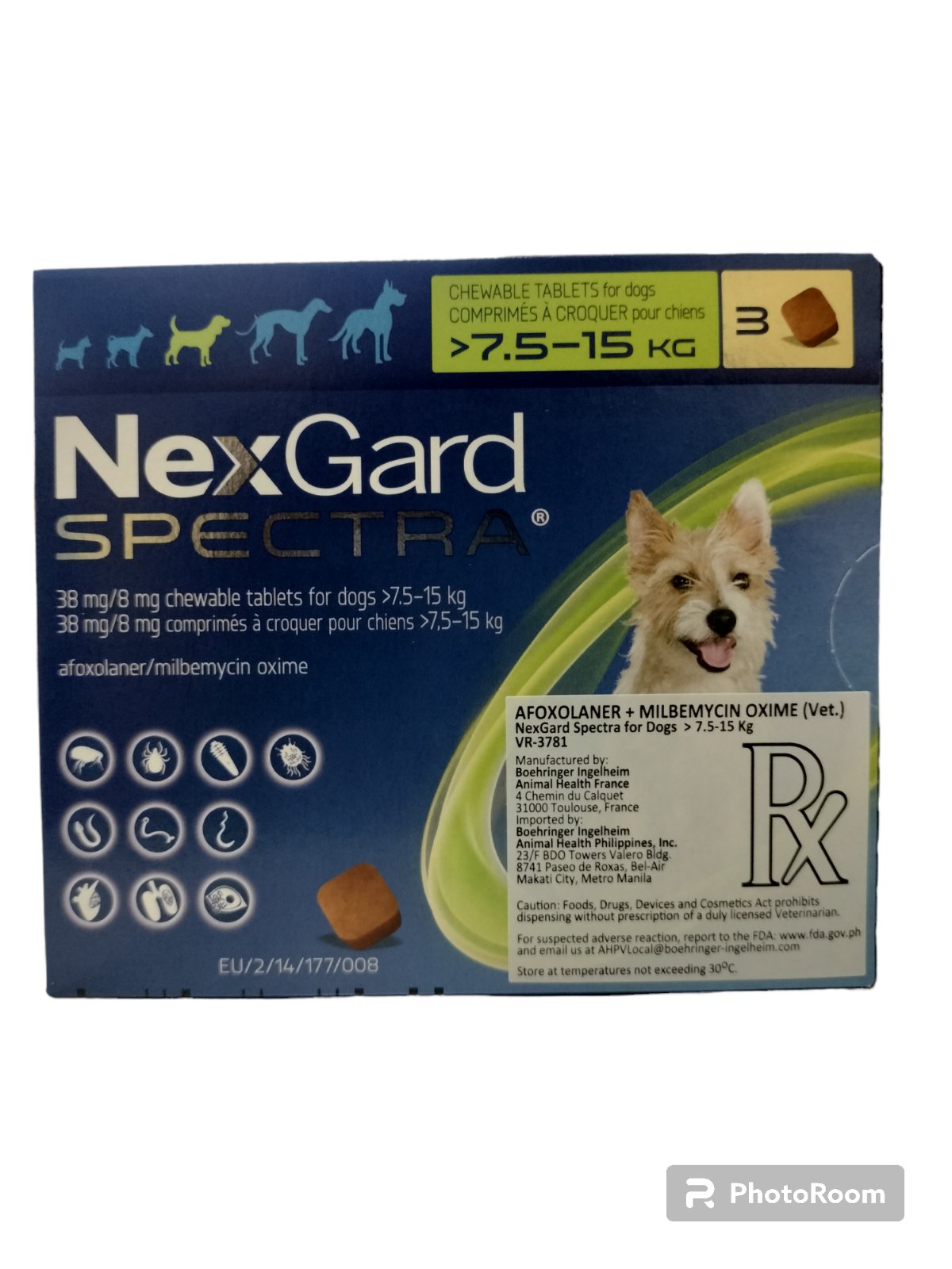 NEXGARD SPECTRA CHEWABLE TABLET FOR DOGS with STICKER | Lazada PH