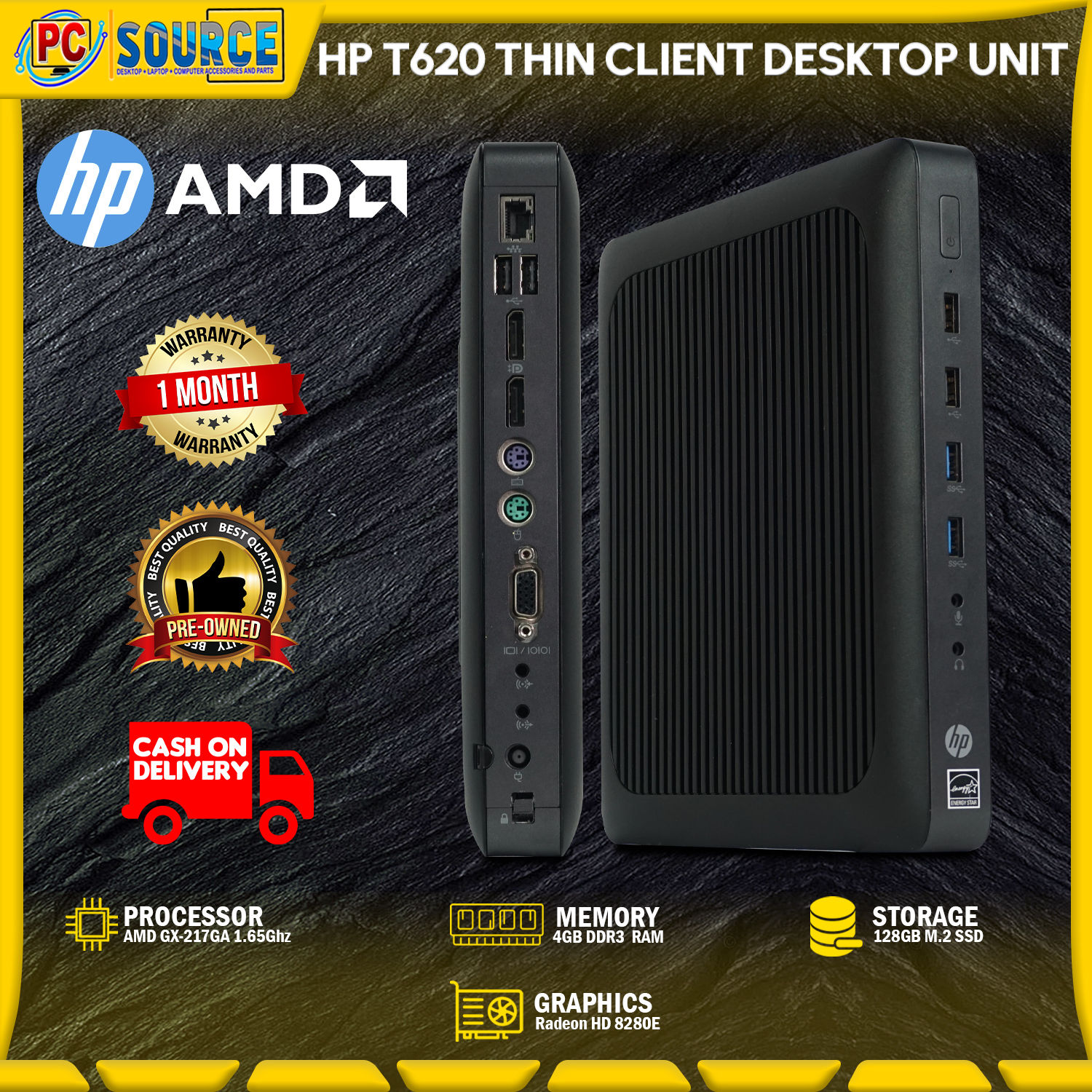 HP Thin Client Desktop Mini PC | AMD G Series Processor 4GB RAM 128gb ...