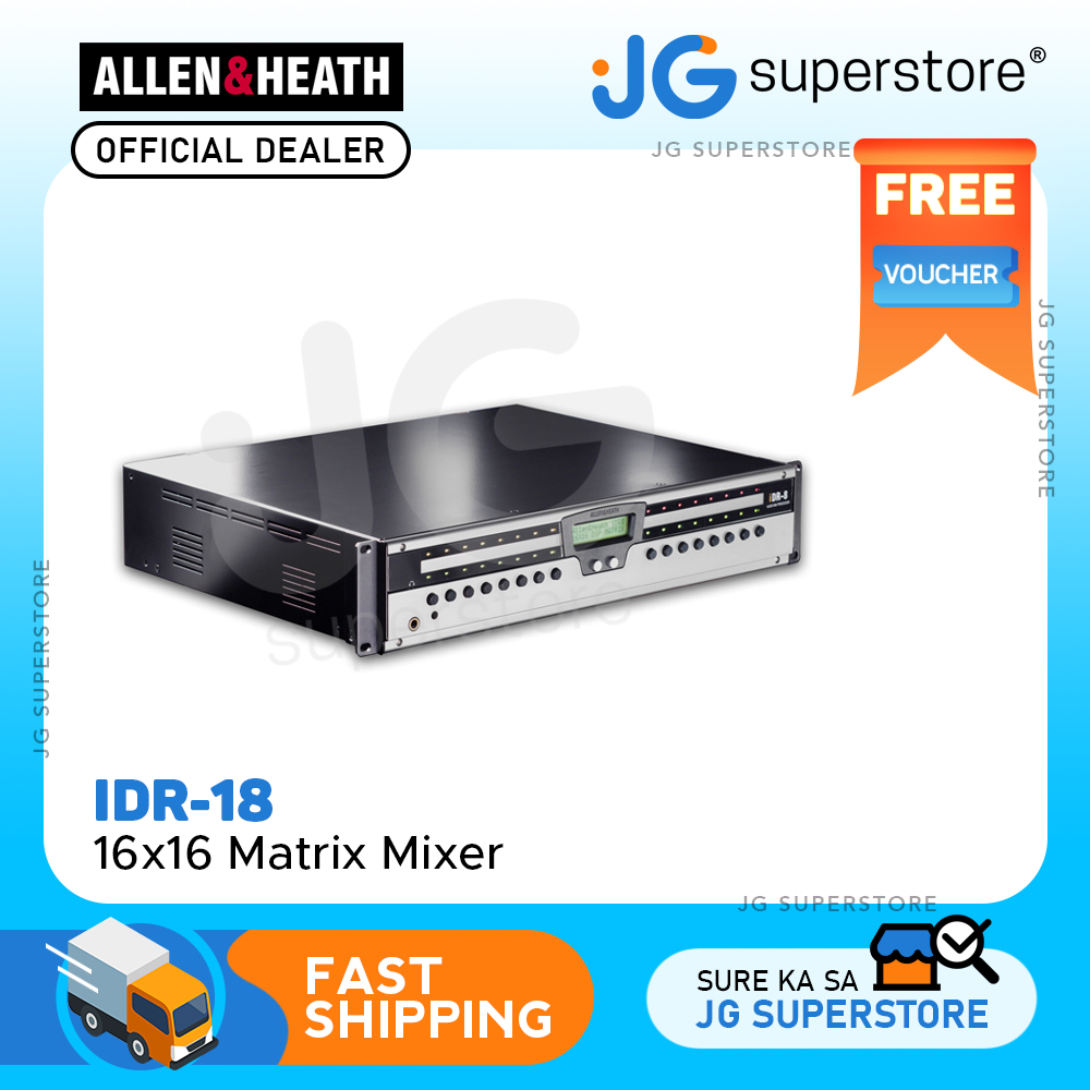 Allen & Heath iDR-8 16x16 Matrix Mixer | JG Superstore | Lazada PH