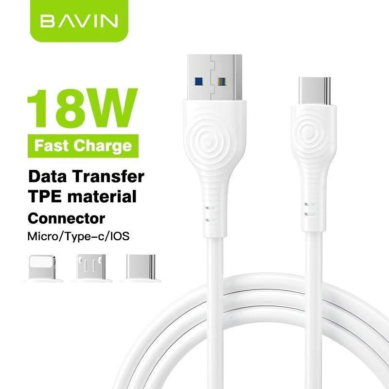 BAVIN CB280 QC3.0 18W USB Charging Data Cable Fast Charging Cable Quick ...