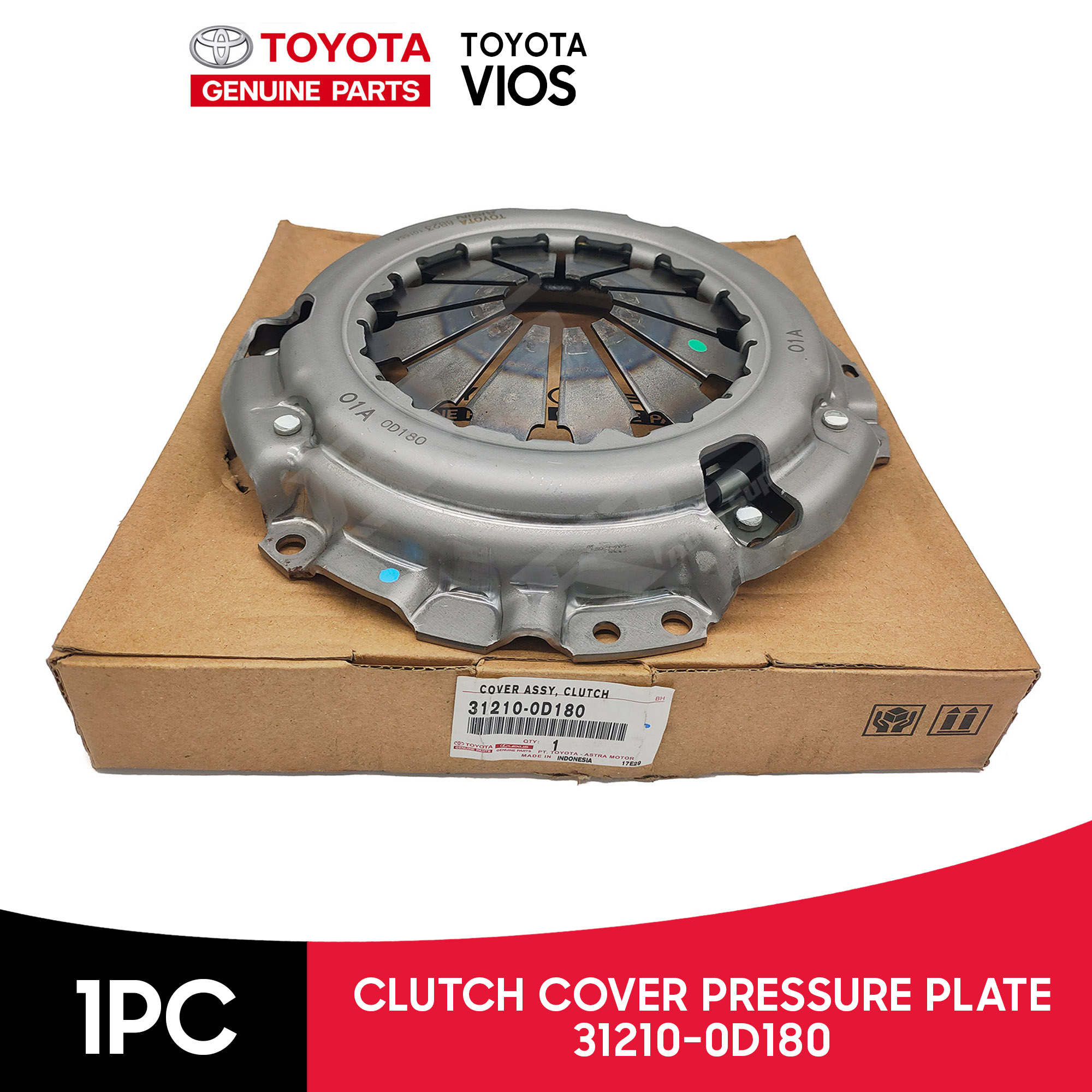Toyota Genuine Clutch Cover Pressure Plate Toyota Vios 1.5 2013 - 2016 ...