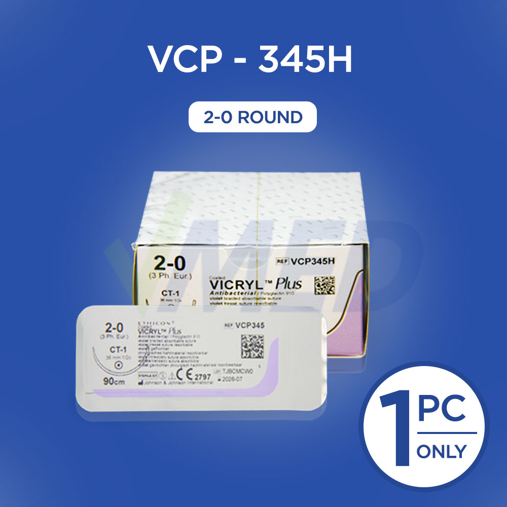 VMED Ethicon Antibacterial Vicryl Suture Plus for Wound Treatment ...
