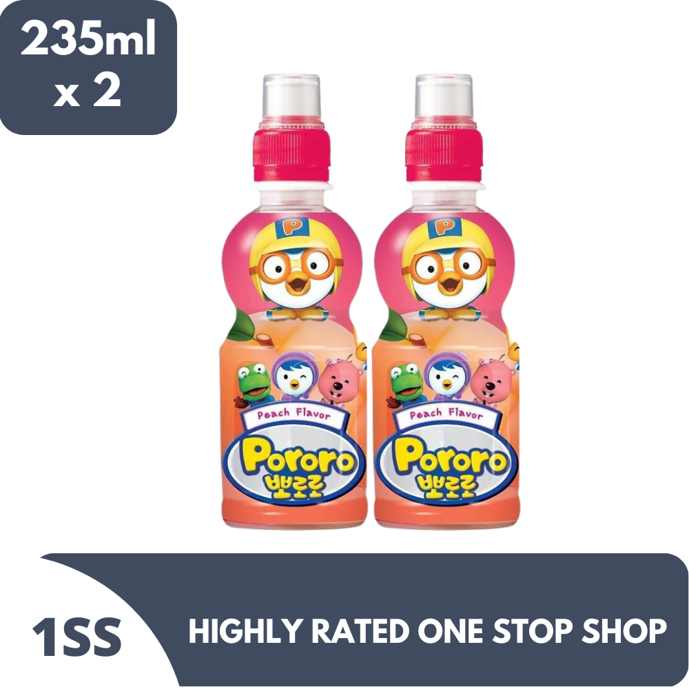 Pororo Peach Flavor Drink 235ml x 2 | Lazada PH