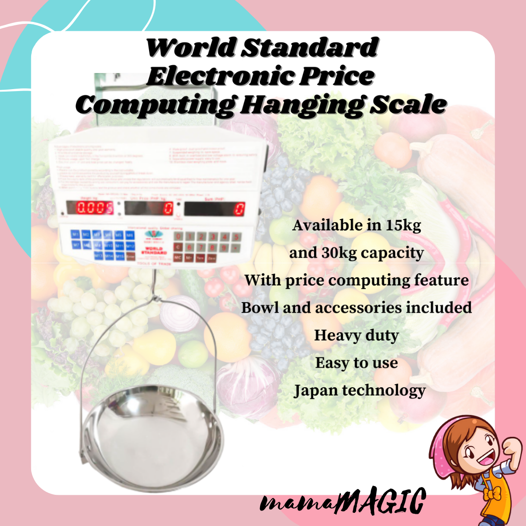 World Standard Electronic Price Computing Hanging Scale timbangan ...