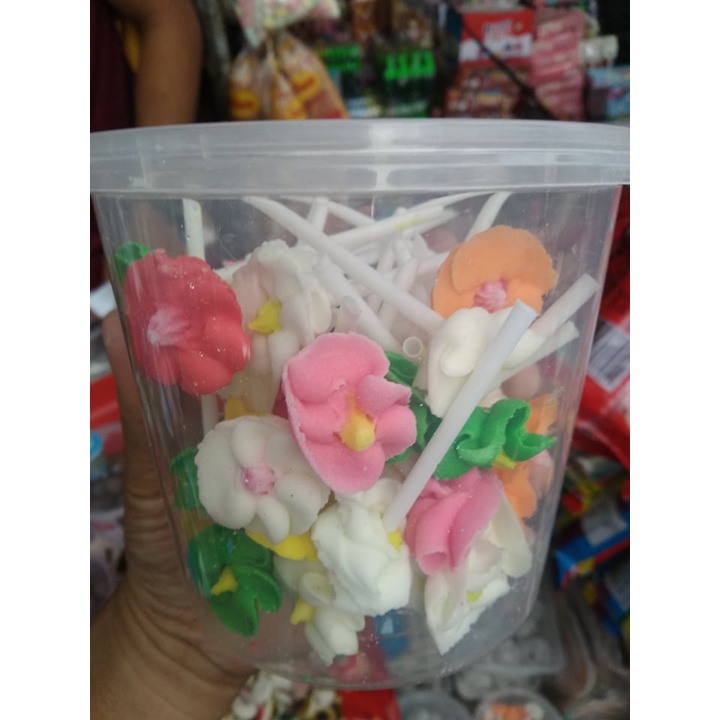 Icing Flower candy 50 pieces per tub | Lazada PH