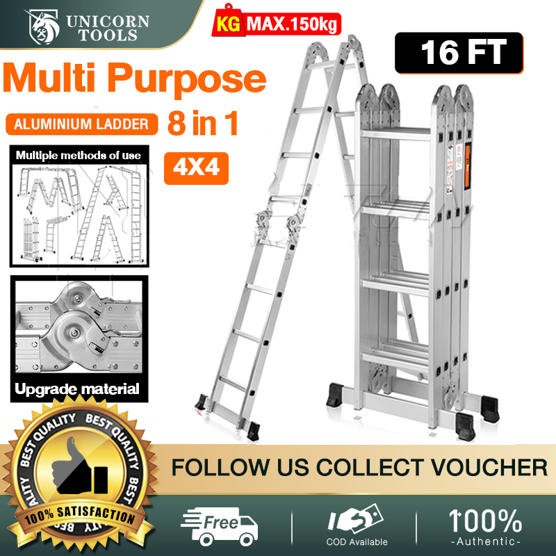 ladder aluminum adjustable,Multi Purpose Aluminum 12FT 16FT 20FT ...