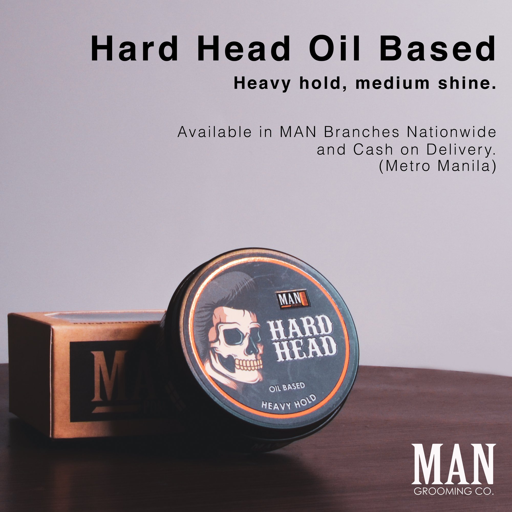 Man Pomade HARDHEAD Oil Based Pomade | Lazada PH