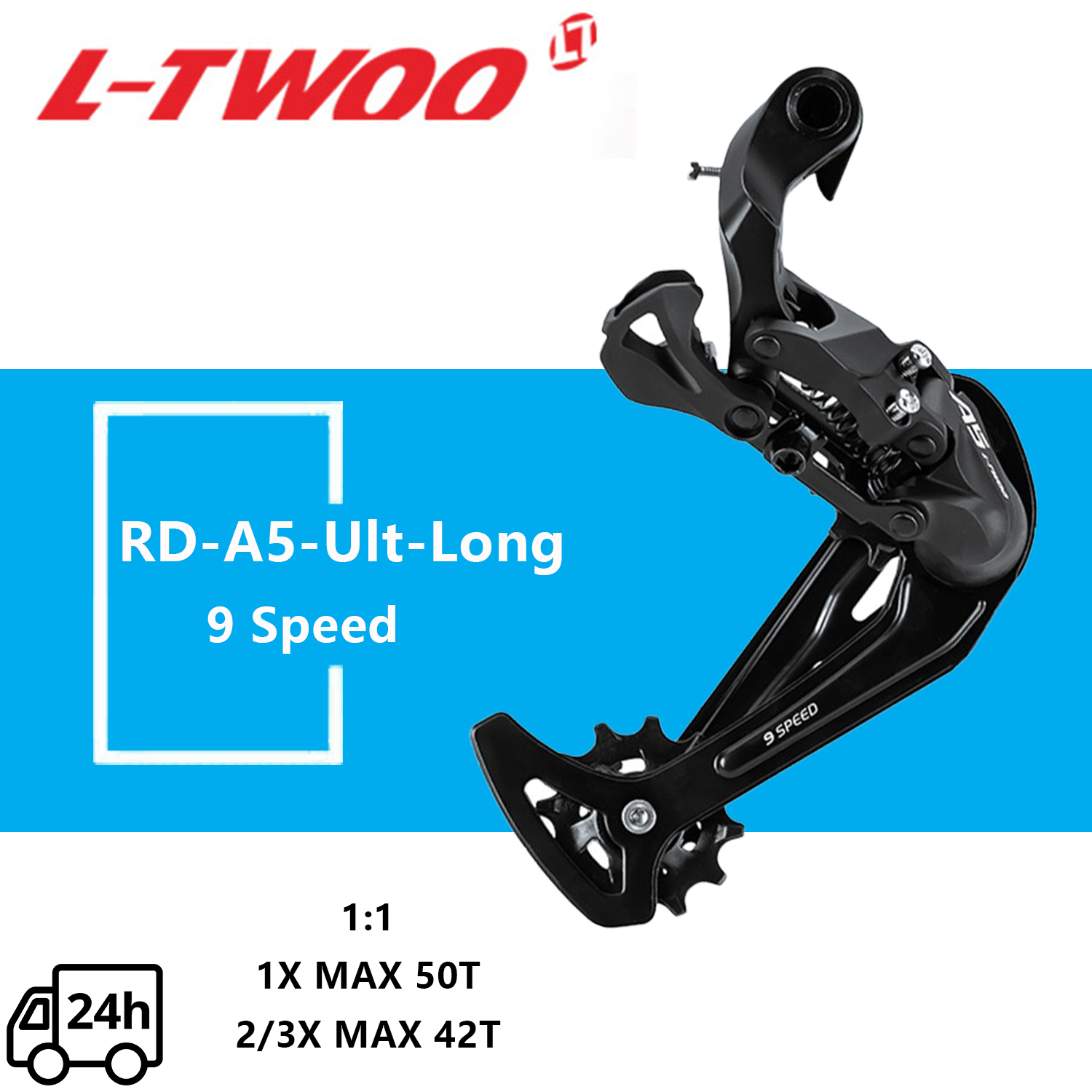 LTWOO A3 A5 A7 AX11 AX12 8 9 10 11 12 Speed Rear Derailleur Long Cage ...