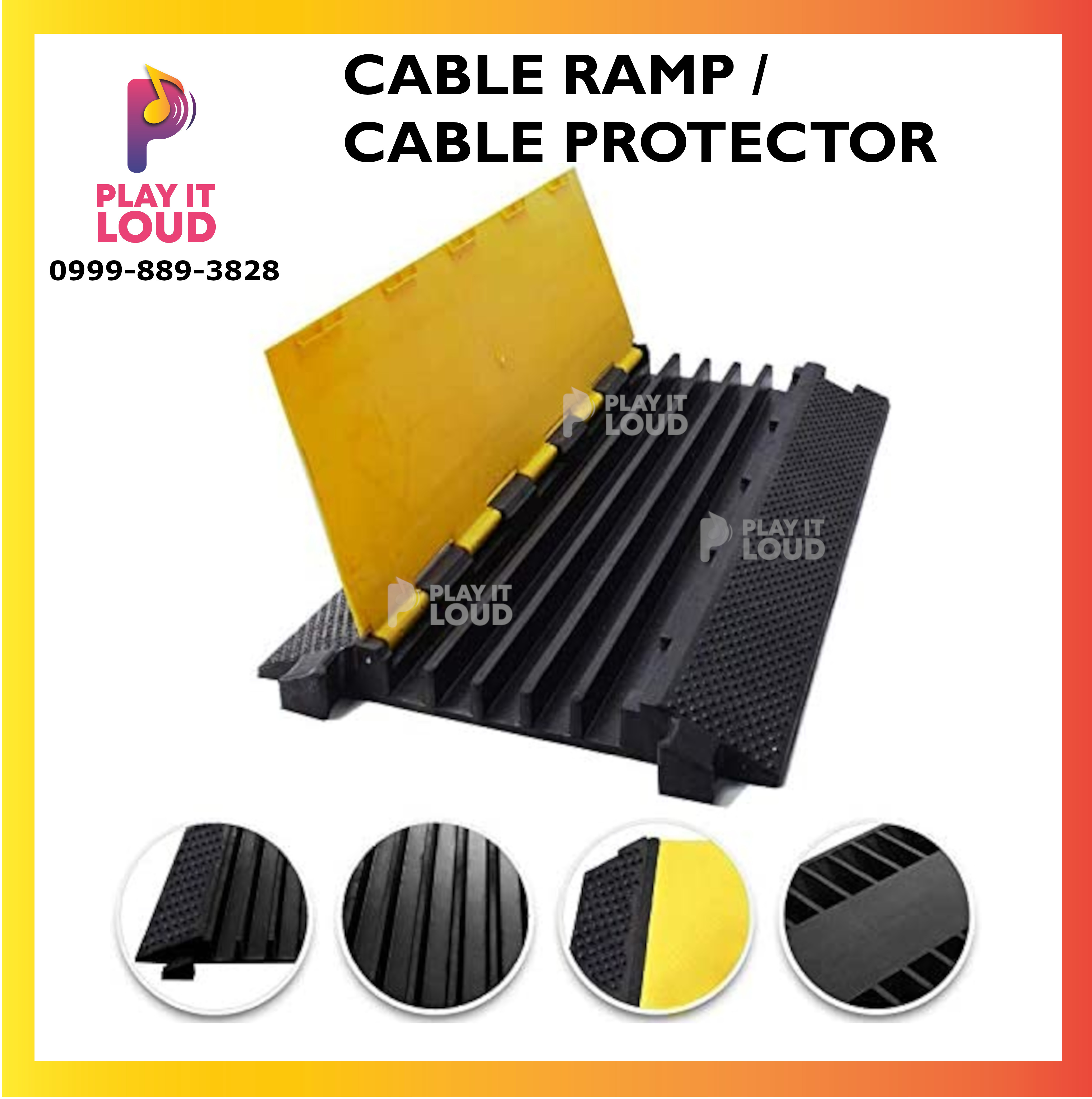 CABLE RAMP CABLE PROTECTOR One-Channel / Two-Channel / Five-Channel ...