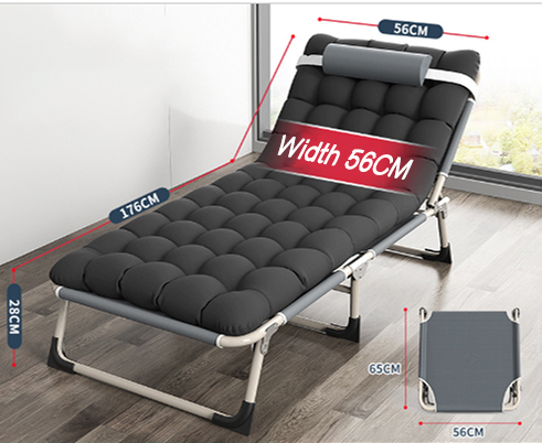 Outdoor portable folding bed marching bed nap siesta bed office simple ...