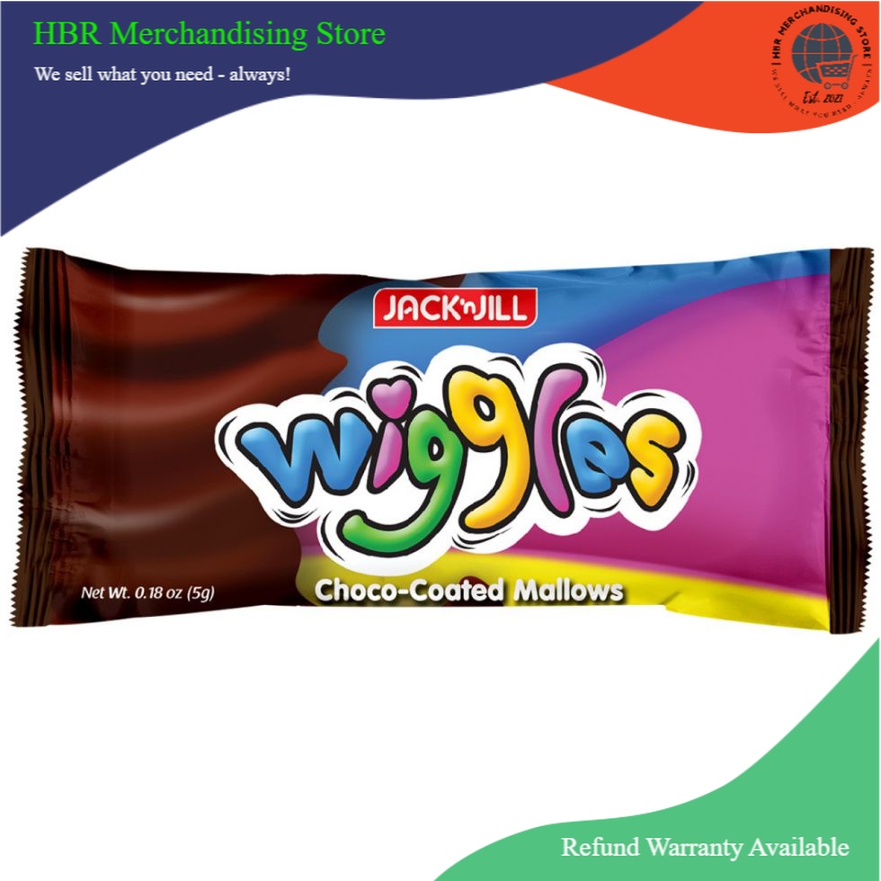 Wiggles Choco Coated Mallows 7g X 18s | Lazada