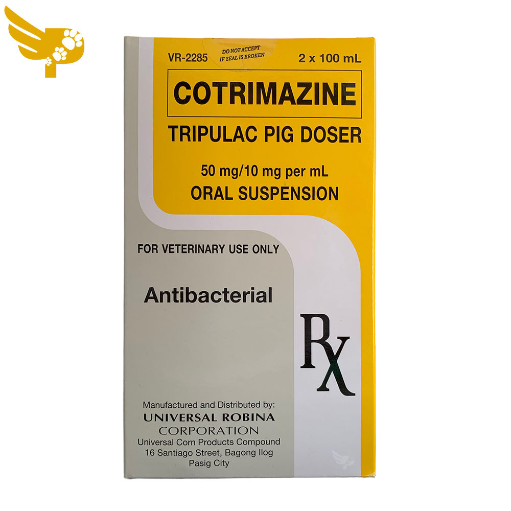 Tripulac Pig Doser – Cotrimazine - 2 x 100 mL - 50 mg / 10 mg per mL ...