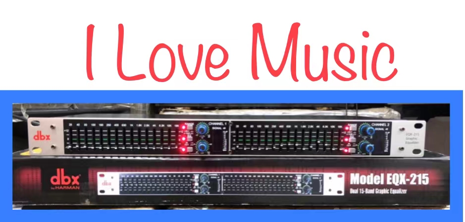 DBX EQX-215 Equalizer Dual 15-Brand Graphic Equalizer/Tested Before ...
