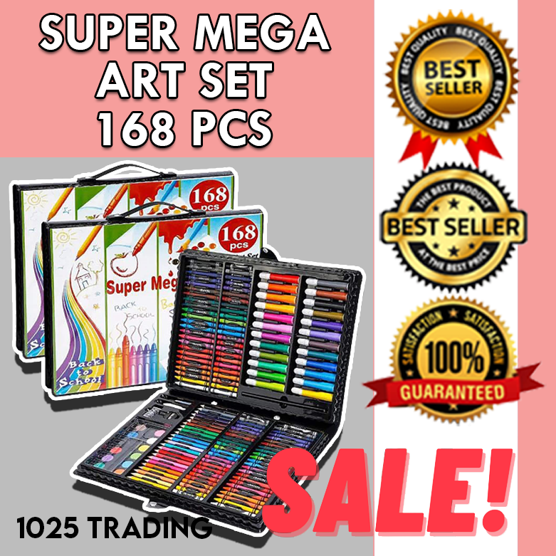 Best Seller SUPER MEGA ART SET 168 PCS | Super Mega Art Set | Super ...