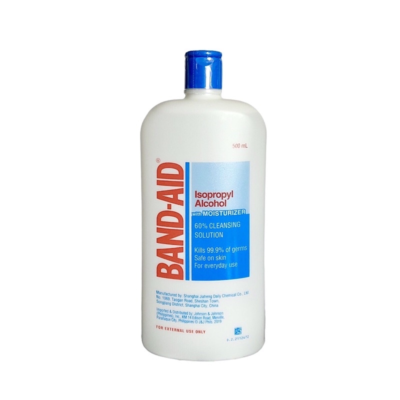 BAND - AID ISOPROPYL ALCOHOL WITH MOISTURIZERS 500ml | Lazada PH