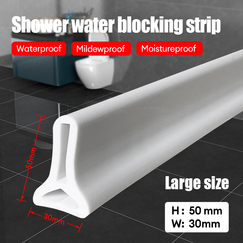 KEVE Bathroom Retention Water Barrier Strip Dry &Wet Separation ...