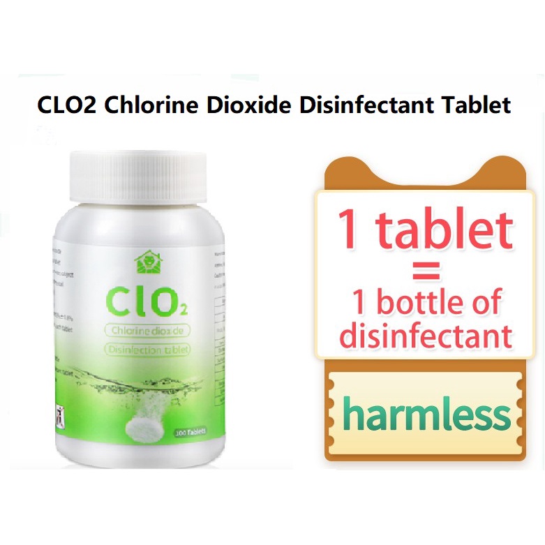 practical Chlorine Dioxide Disinfectant Tablet CIO2 Effervescent tablet ...