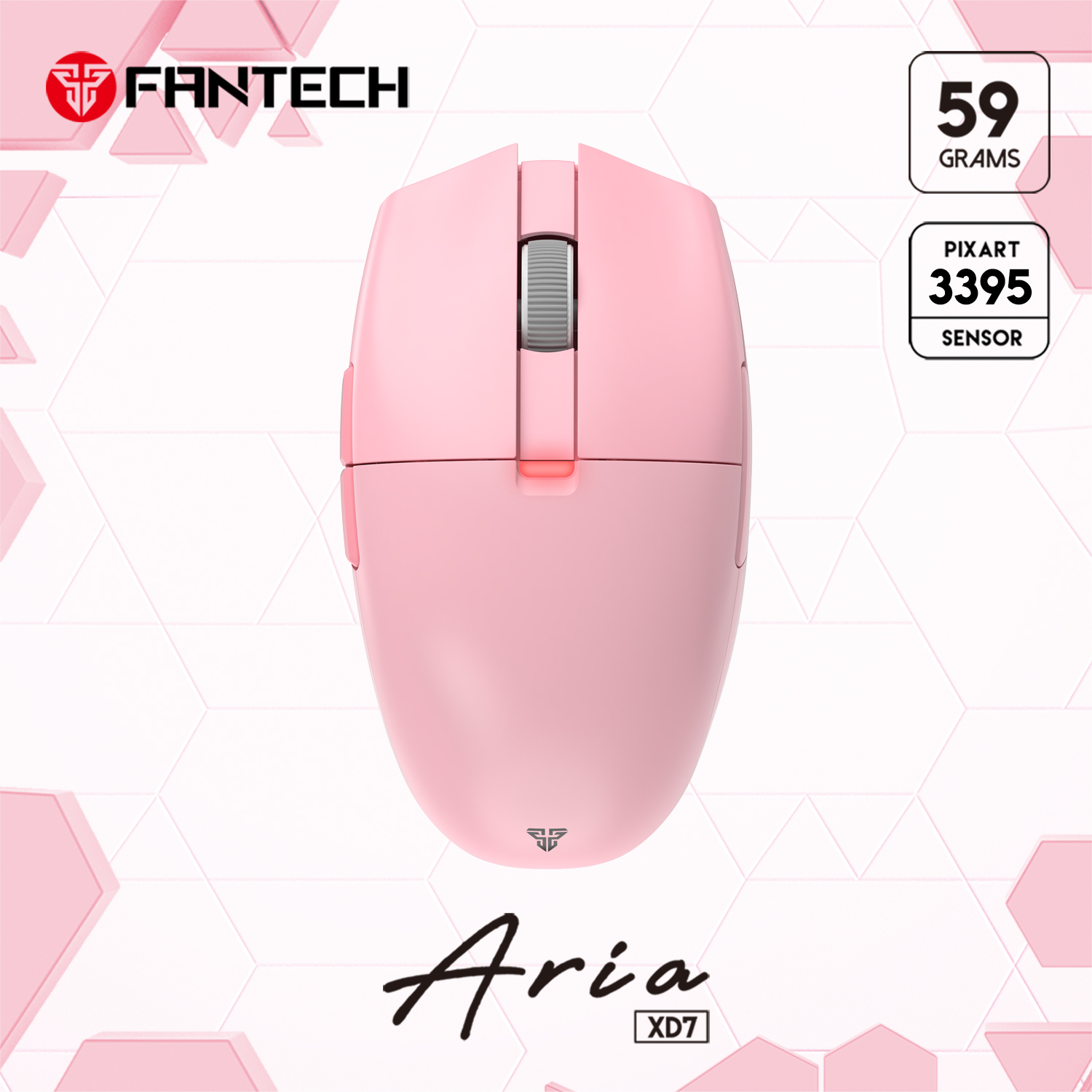 Fantech Aria XD7 Sakura Pro Wireless Gaming Mouse Super Lightweight and ...