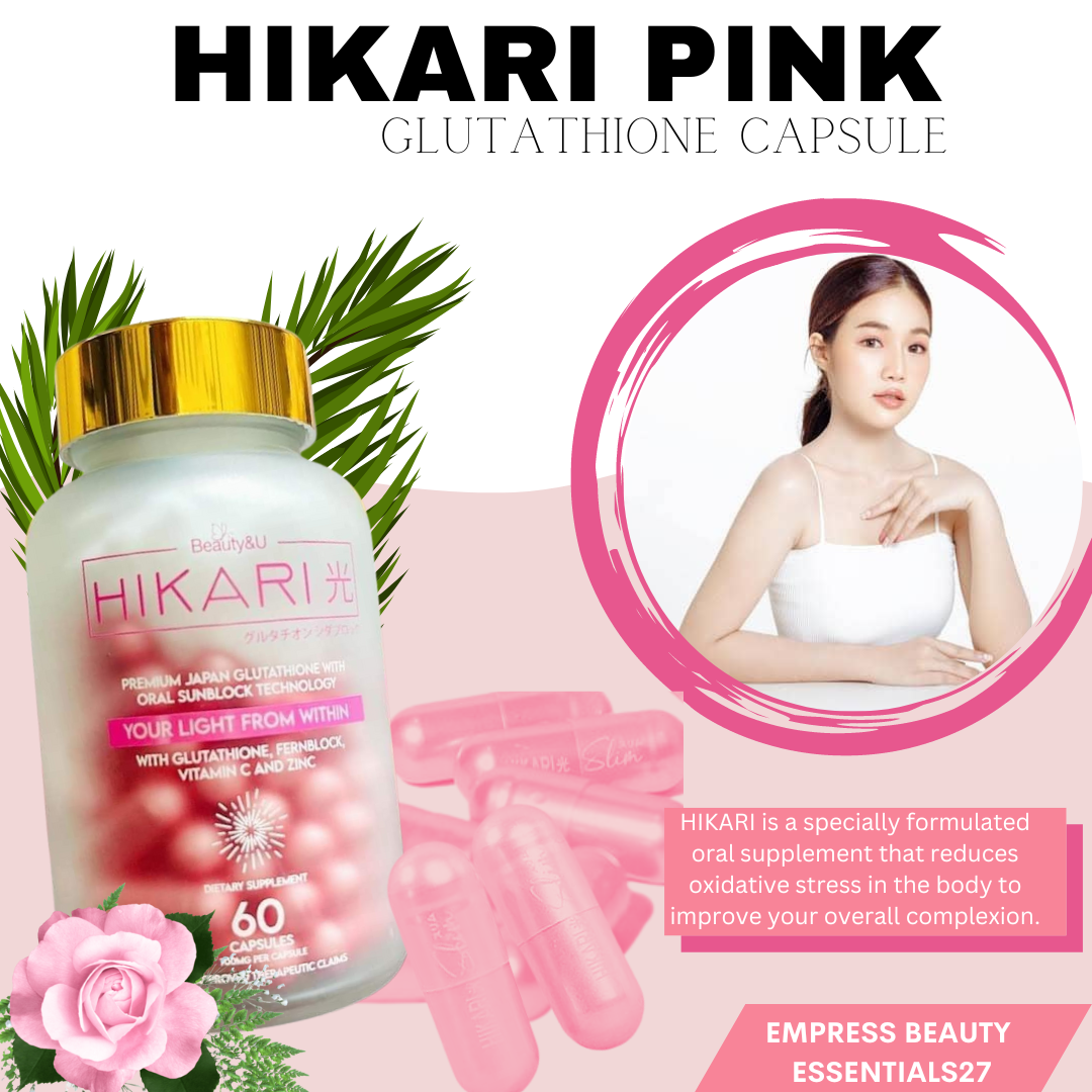 100% Authentic HIKARI ULTRA - Premium Japan Glutathione With Oral ...