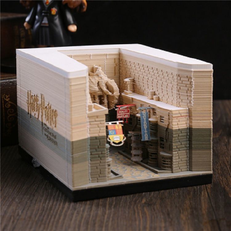 Harry Potter Sticky Notes Hogwarts Castle Surrounding3dThree ...