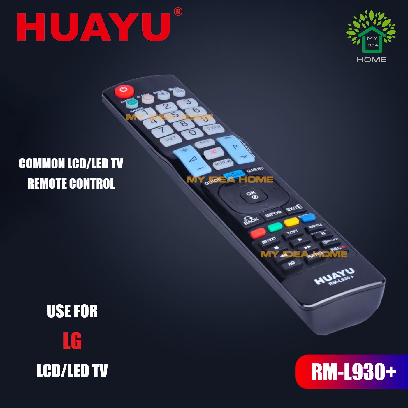 HUAYU RM-L930+ Common LED/LCD TV Remote Control | Lazada PH