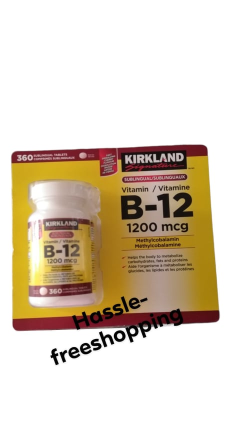 Kirkland Signature Vitamin B12, 1200mcg, 360 Tablets | Lazada PH
