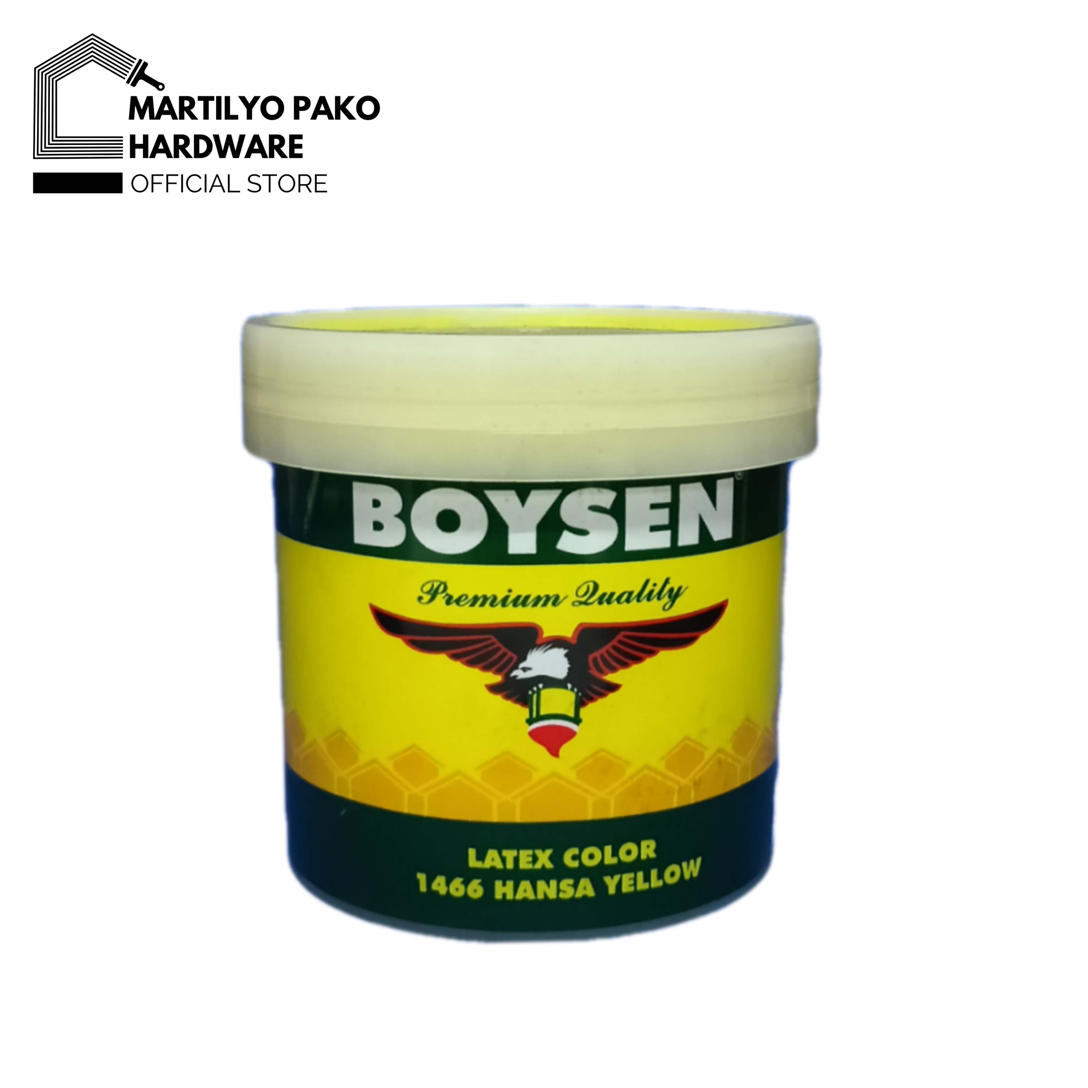 BOYSEN Paint Latex Color 1L&1/4L Hansa Yellow, Lampblack, Raw Sienna ...