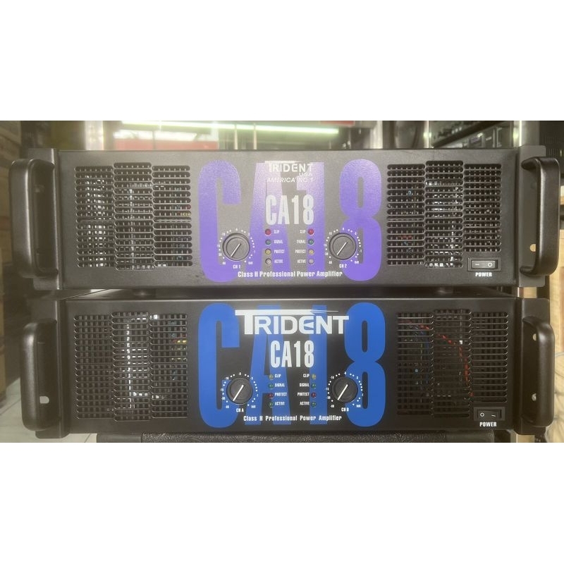 Trident CA-18 Power Amplifier ( 1100 watts x 2) | Lazada PH