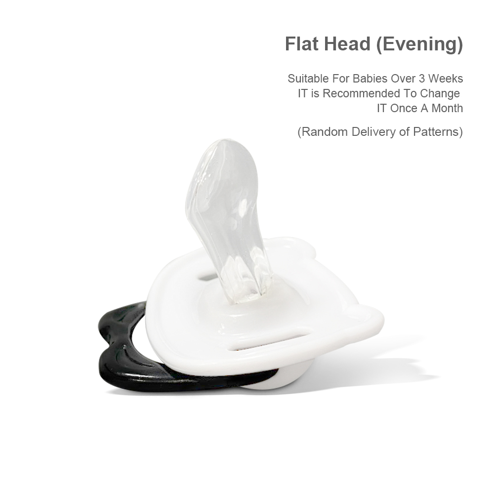 Kissbaby Soothing pacifiers Cute animals Panda Round Pacifier flat head Nipple Silicone Feeding ...