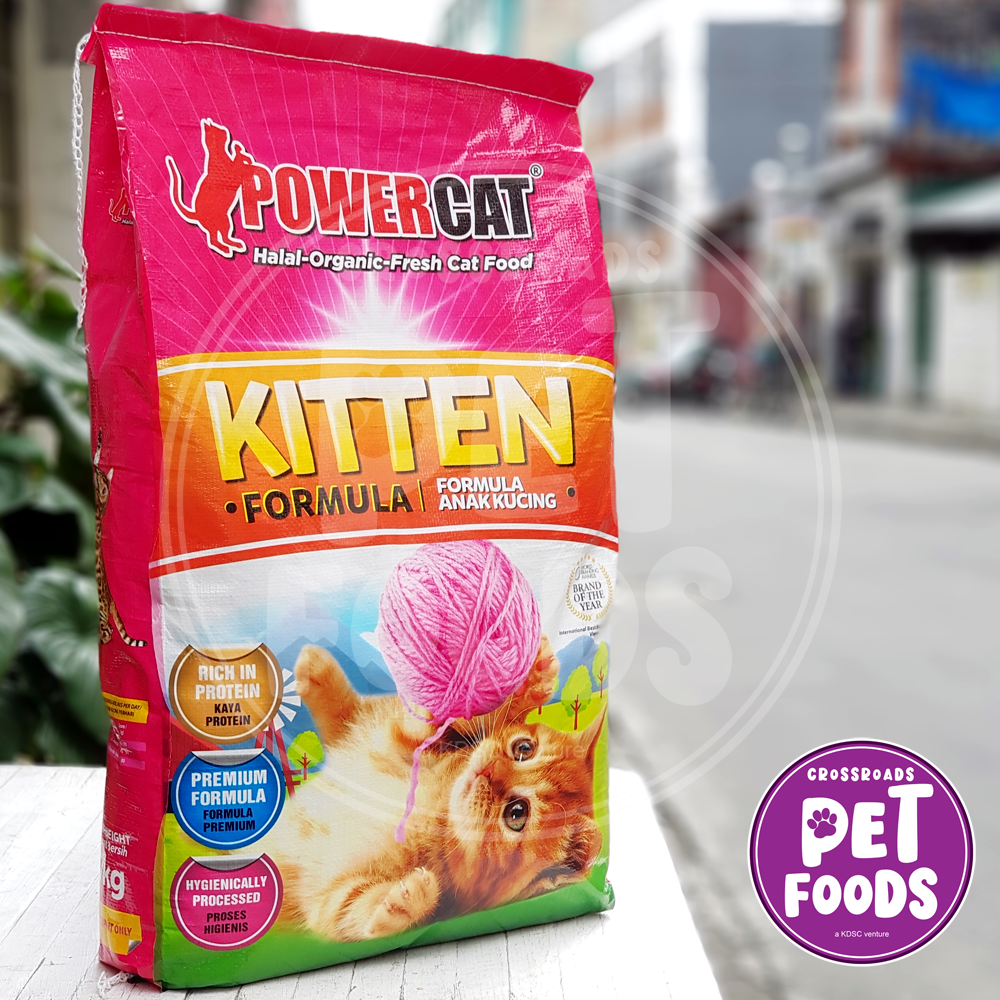 POWERCAT • KITTEN FORMULA • DRY • KIBBLES • HALAL • ORGANIC-FRESH CAT ...