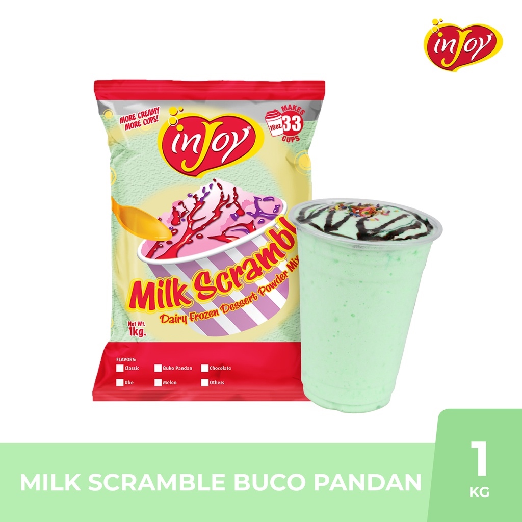 food inJoy Buko Pandan Scramble Powder 1kg Classic Pinoy Dessert ...