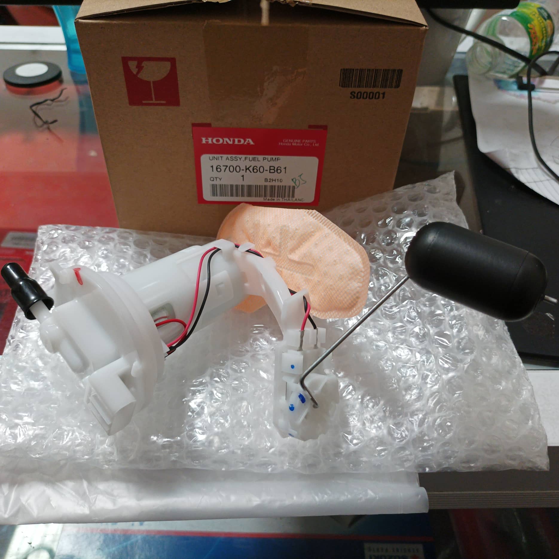 ORIGINAL HONDA CLICK 125 V2 GAME CHANGER | FUEL PUMP UNIT ASSEMBLY PART ...