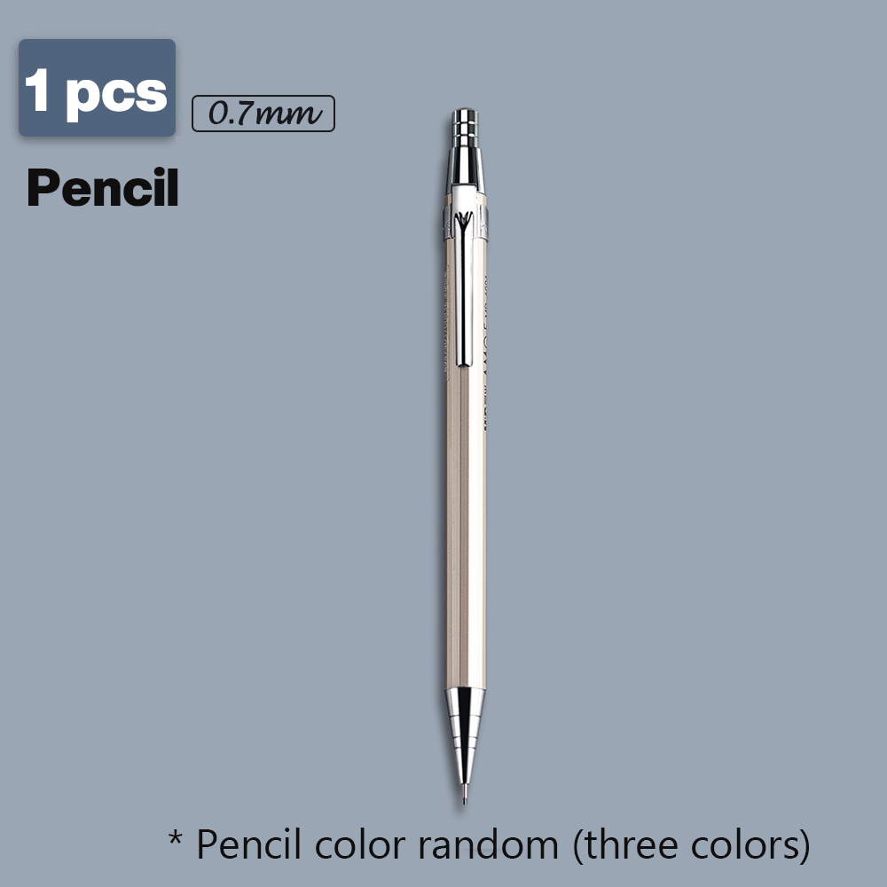 0.5/0.7mm Metal Mechanical Pencil Automatic Pen Student School Pens ...