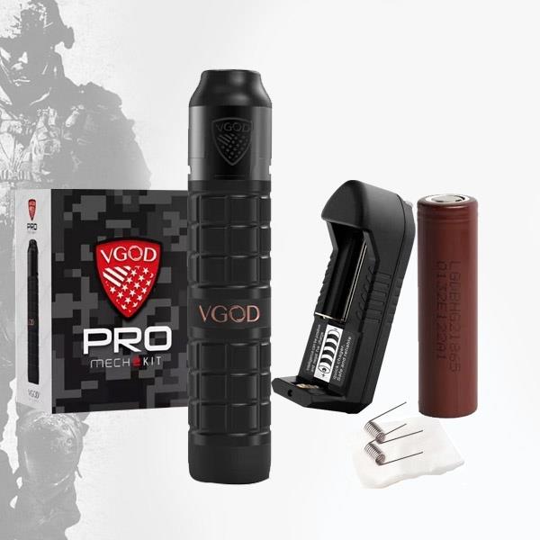 VGOD Pro ARMY CAMO RDA Kit FULL KIT SET VAPE with 1 BATTERY 1 CHARGER ...