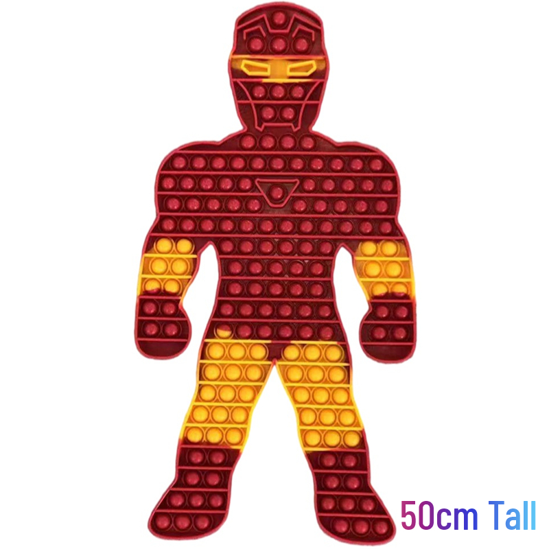 Push Pop It Fidget Toy Bubble Rainbow Round unicorn slime Silicone ...