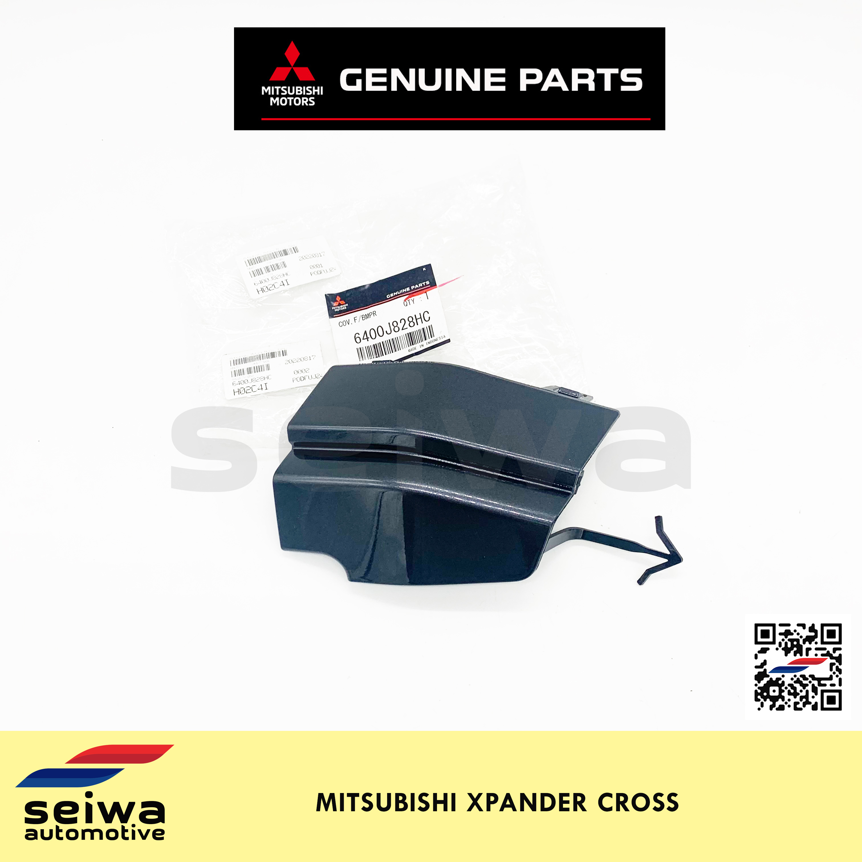 [CROSS] Mitsubishi Xpander Tow Hook Cover (Metallic Gray) - Mitsubishi ...