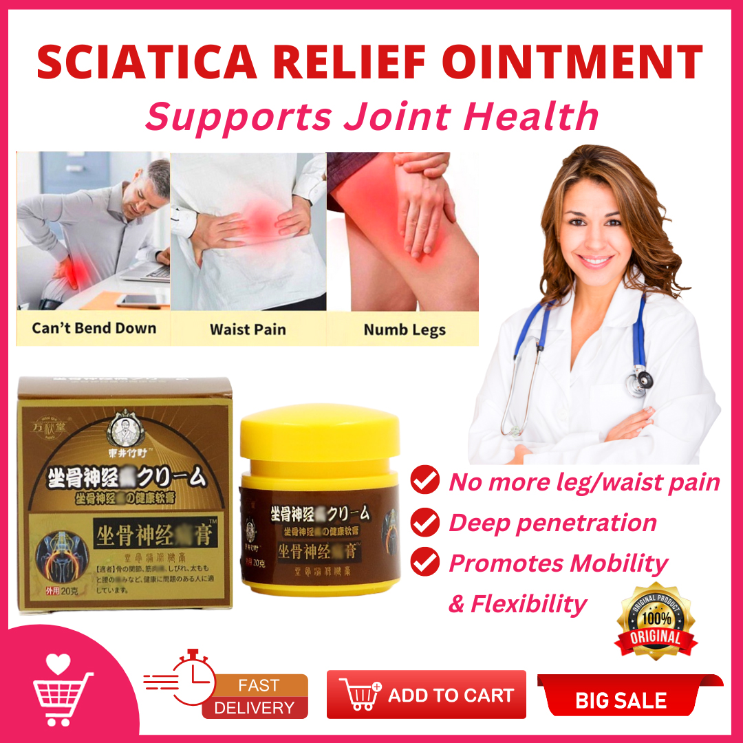 FLASH SALE! 100% ORIGINAL Sciatica Relief Ointment Lumbar Disc ...