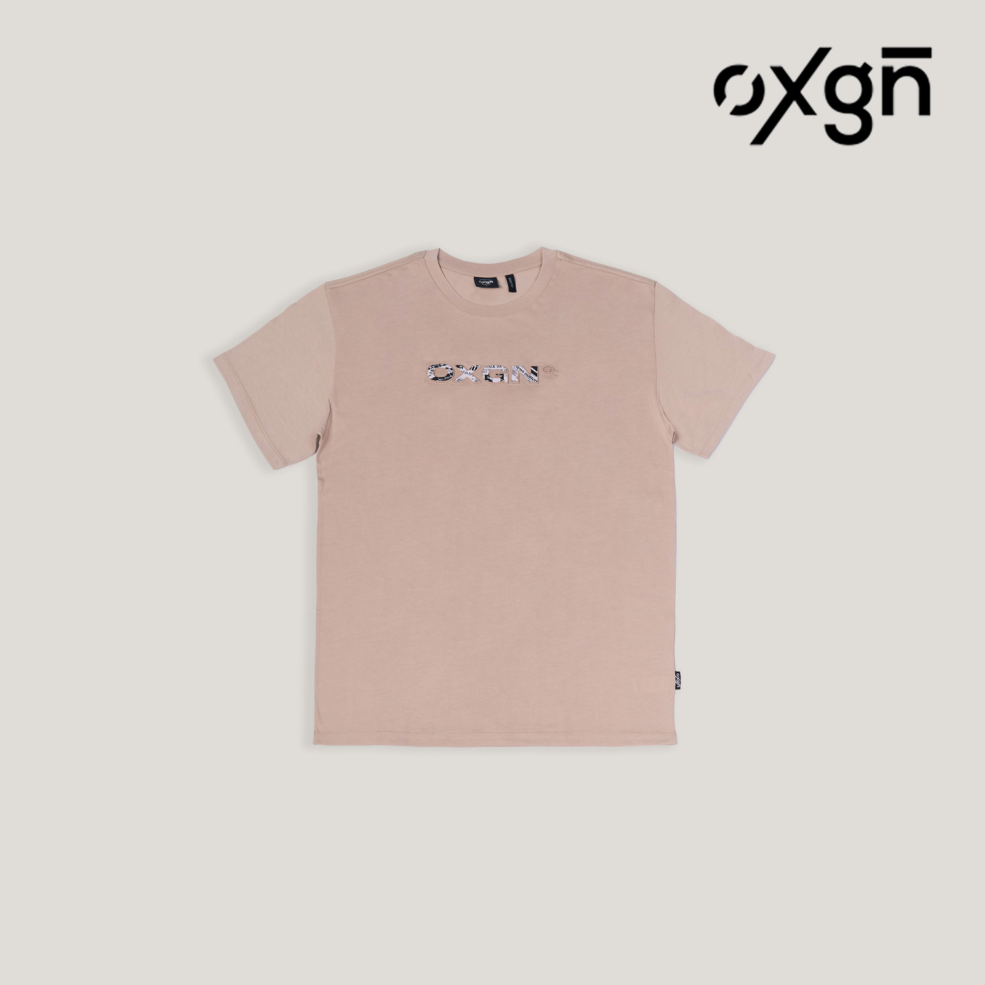 OXGN Easy Fit Logo T-Shirt for Men With Special Print For Men (Brown ...