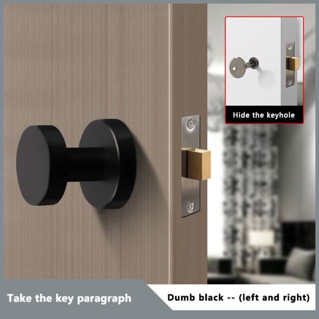 New Invisible Door Lock With Key Single Side Lock Indoor Door And ...