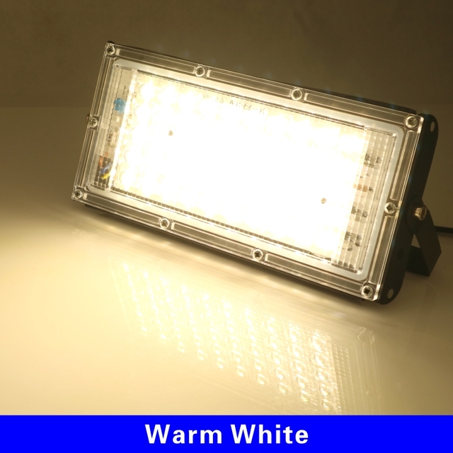 50W Led Flood Light AC 220V 230V 240V Outdoor Floodlight Spotlight IP65 Waterproof LED Street ...
