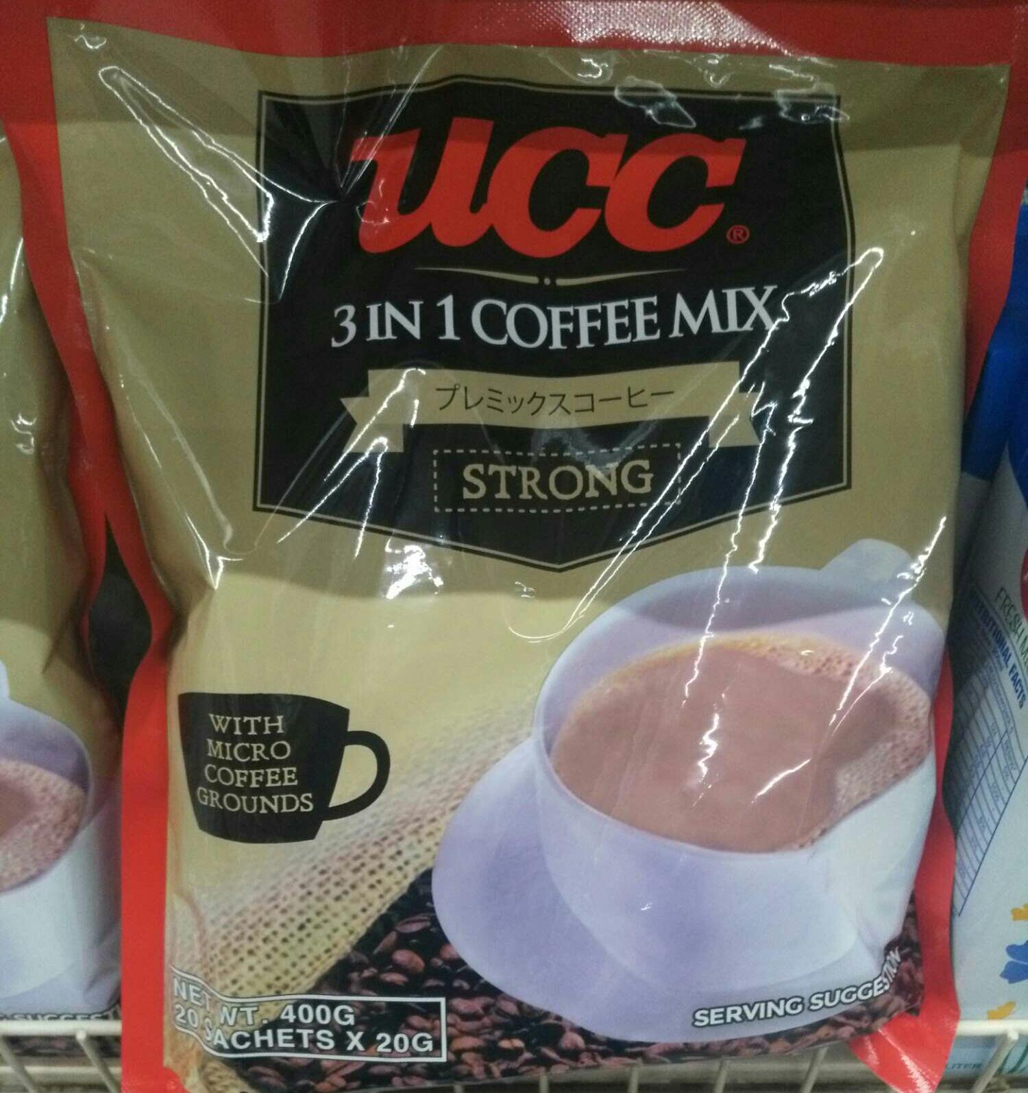 UCC 3 in 1 Strong Coffee 20 sachets 400g | Lazada PH