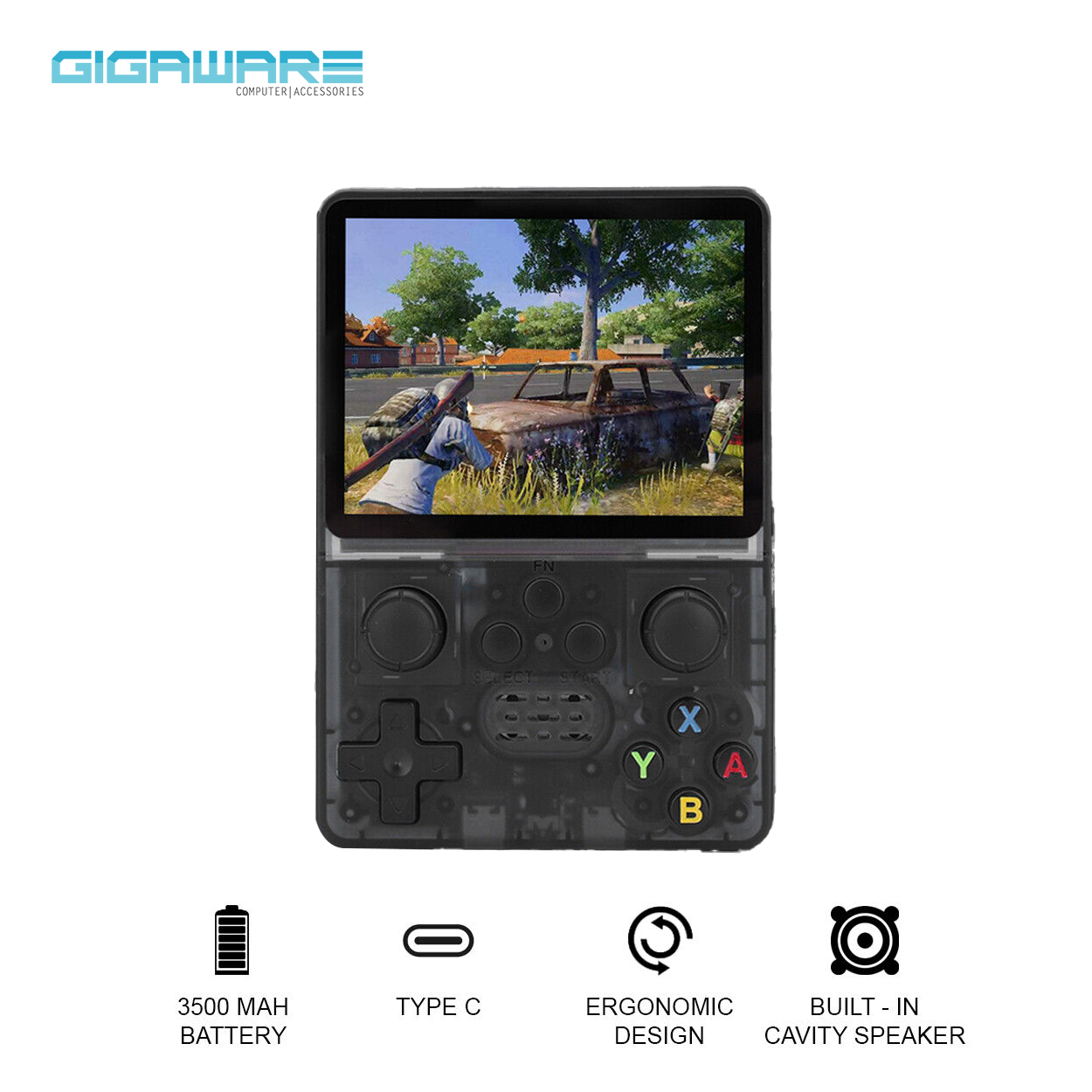 Gigaware R35S Prime Retro Handheld Video Game Console Linux System 3.5 ...