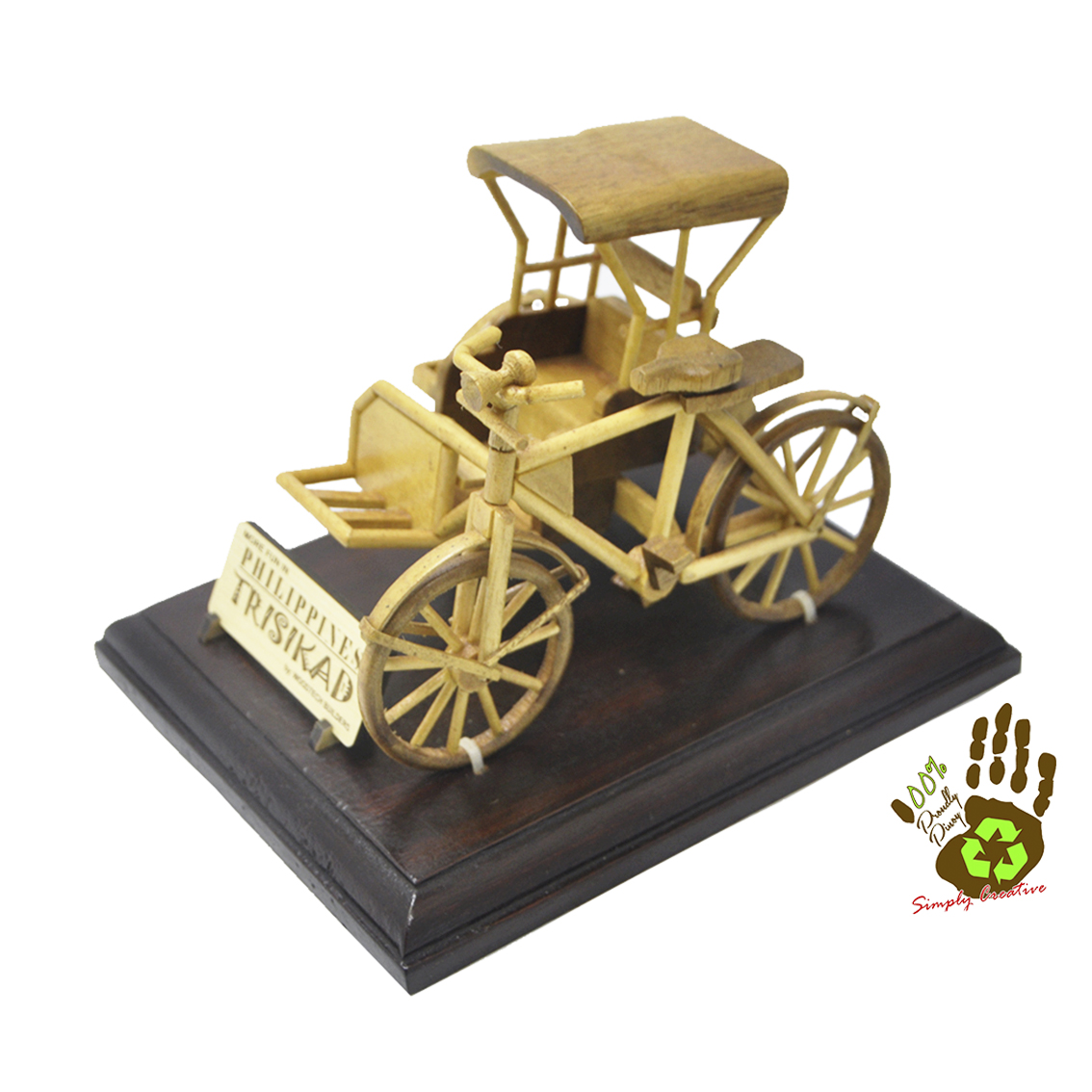 Simply Creative Wooden Miniature Philippine Trisikad with Box | Lazada PH