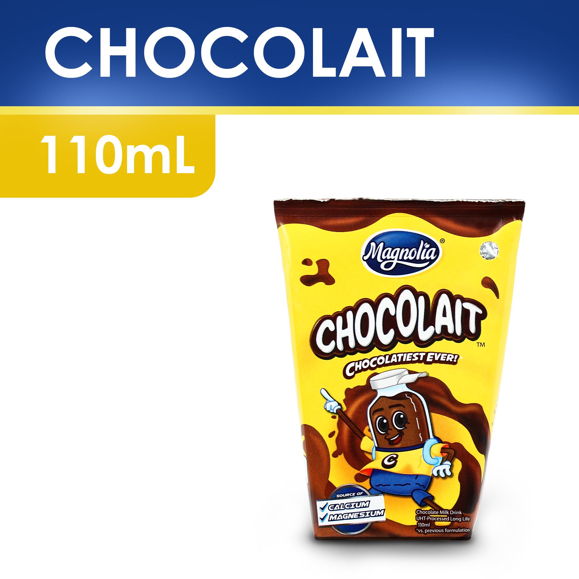MAGNOLIA Chocolait 110ml Chocolate Flavored Milk Drink, Source of ...
