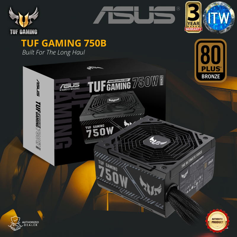 TUF Gaming 750W Bronze PSU POWER SUPPLY UNIT 750WATTS 80 BRONZE NON ...