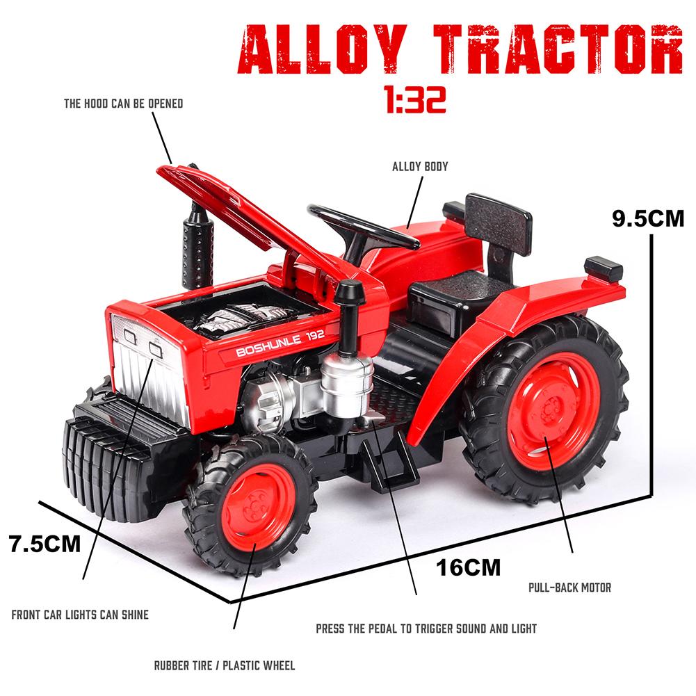 [Adopt A Method] 1:32จำลองรถแทรคเตอร์ฟาร์มโมเดลรถยนต์ Light เสียงประกอบ ...